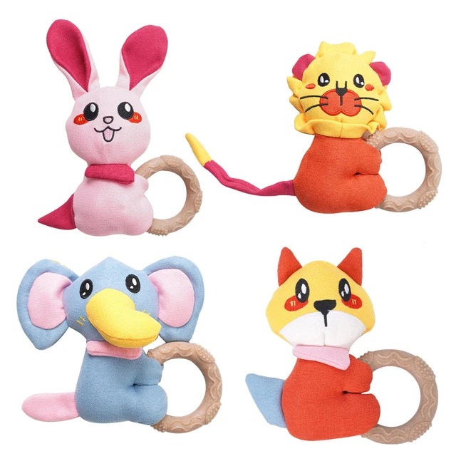 DOG CAT CHEW Toy Safe Interactive Toy Fetch Plush Toy Chewable Squeaky ...