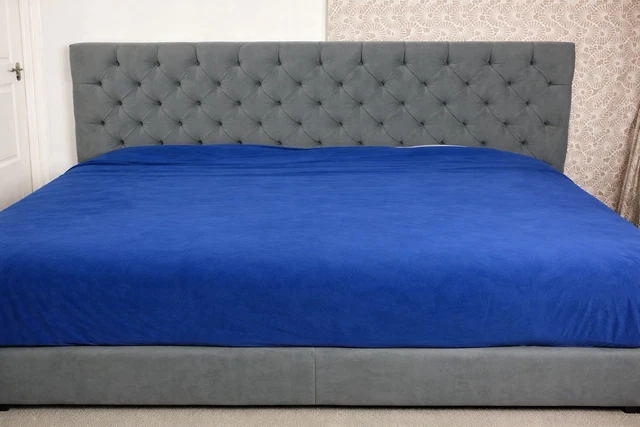 SUPER KING SIZE Charcoal Grey Bed Frame Easy Assembly £93.26 - PicClick UK