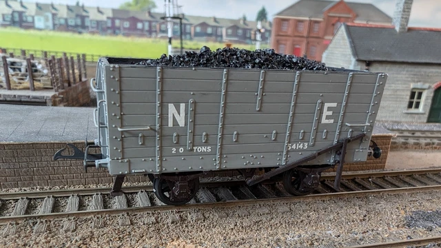 SLATERS 20 TON Hopper Wagon NER/LNER 4mm Scale OO Gauge Kit built wagon ...