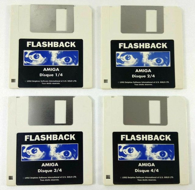 JEU COMMODORE AMIGA VF Flashback Delphine Software Non teste Envoi ...