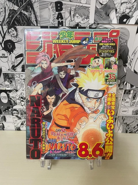 WEEKLY SHONEN JUMP 2005 N. 35 Naruto Japanese Magazine + WR Busta EUR ...