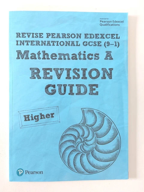 PEARSON REVISE EDEXCEL International GCSE 9-1 Maths A Revision Guide ...