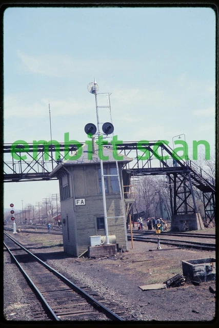 ORIGINAL SLIDE, D&H Delaware & Hudson FA Tower à Oneonta NY, 1974 EUR 4,61 - PicClick FR