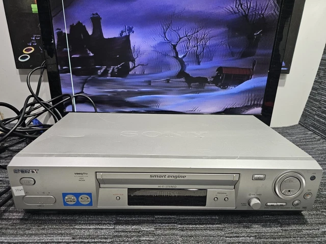 J1360 SONY VHS VCR SLV-SE830G Video Cassette Recorder Silver No Remote ...