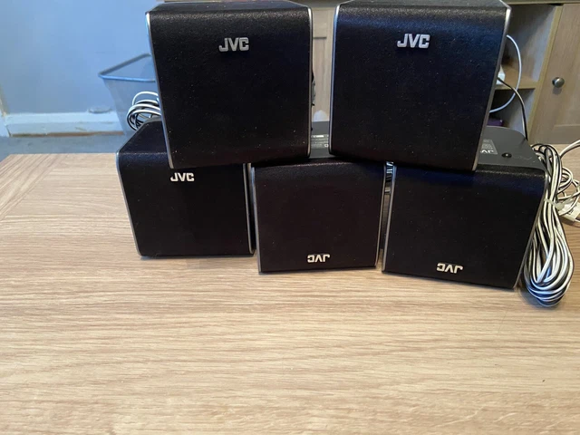 JVC SURROUND SOUND Speakers x5 - Center Front Surround Sp-THL1F(2) SP ...