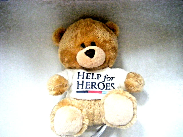 HELP FOR HEROES Bear Teddy Bear Wearing A Help For Heroes Jumper ...