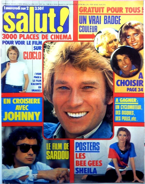 JOHNNY HALLYDAY = Coupure De Presse 3 Pages 1979 / Clipping EUR 5,00 ...