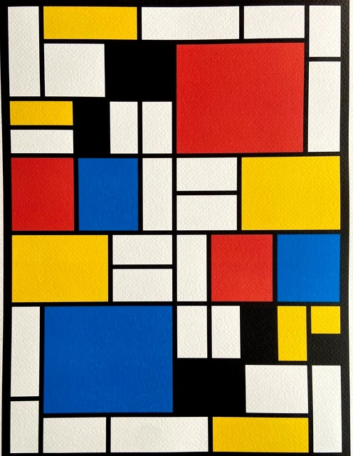 PIET MONDRIAN,LITHOGRAPHIE 1978-180EX- ( Paul Klee Jean Hans Arp ...