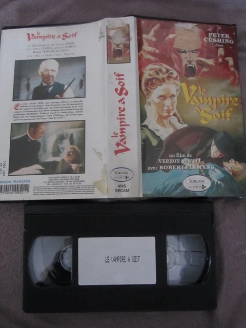 LE VAMPIRE A soif de Vernon Sewell avec Peter Cushing, VHS, Horreur ...