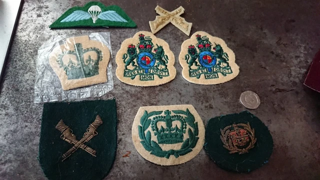 ROYAL MARINES COMMANDO Rank Insignia Patch / Badges Job Lot £25.00 ...