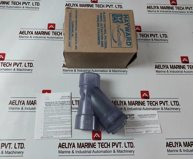 HAYWARD LB406 Y strainer 1-1/2 in clear pvc 33-0072 $553.84 - PicClick