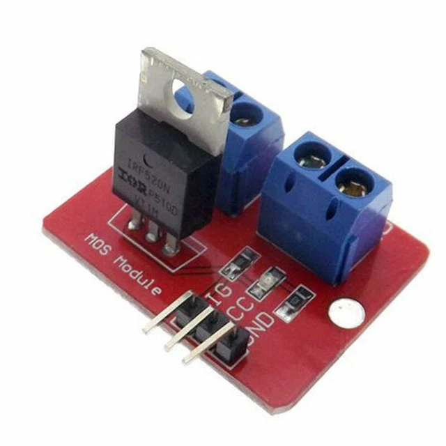 0-24V TOP MOSFET Button IRF520 MOS Driver Module For Arduino MCU ARM ...