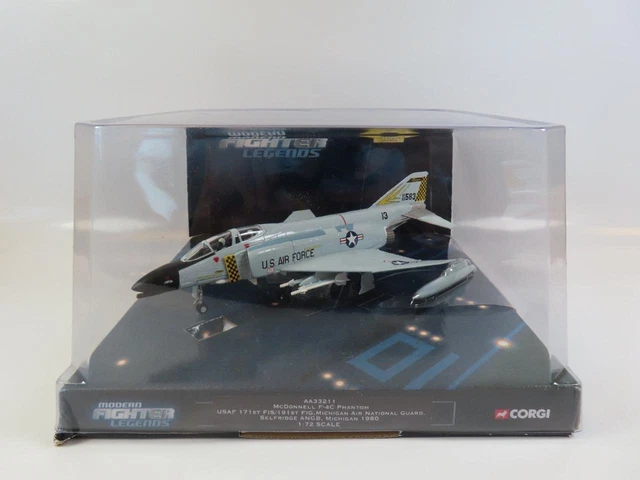 CORGI AVIATION AA33211 Mcdonnell F-4C Phantom Usaf 171St Fis, 1/72, En ...