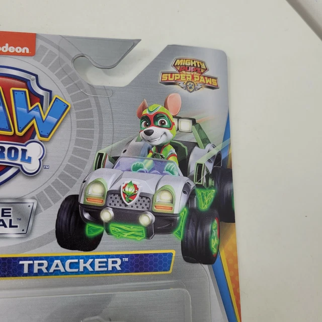 NICKELODEON PAW PATROL Mighty Pups Super Paws TRACKER True Metal Die ...