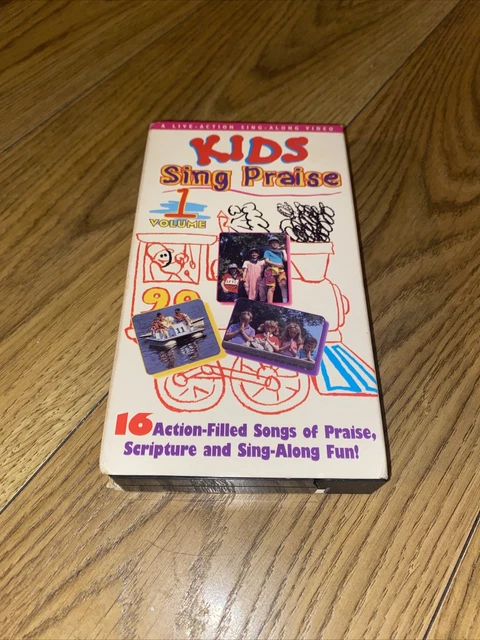VHS KIDS SING Praise Volume 1 Live Action singalong video 16 songs ...