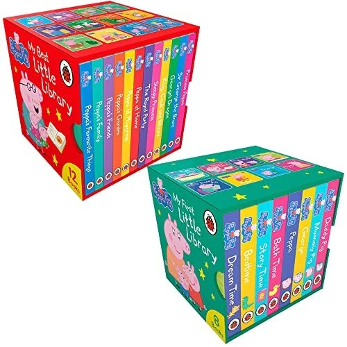 PEPPA PIG MY Little Library 20 Books Collection Set (Princess Peppa ...