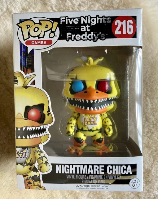 FUNKO POP! FIVE Nights At Freddy’s Fnaf Series 2 #216 Nightmare Chica ...