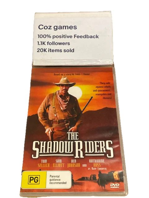 THE SHADOW RIDERS Dvd Region 4 Tom Selleck Sam Elliott Action Western ...