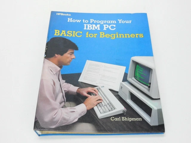 VINTAGE 1983 HOW To Program Your IBM PC Basic For Beginners - Carl ...