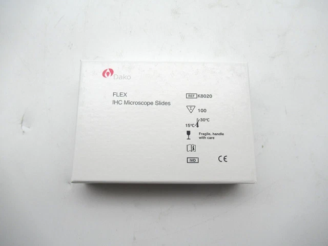 AGILENT DAKO FLEXIBLE Ihc Microscope Diapositives K8020 5x100 Pcs, Neuf ...