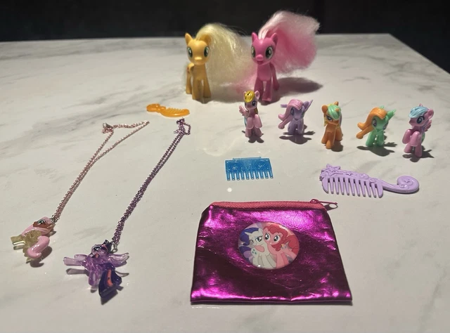 MY LITTLE PONY MLP G4 bundle -ponies, miniature figures, combs ...