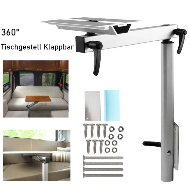 Tischbein Tischfuss Tischgestell Yacht Camper Boot 360 Drehbare Fuß Rv