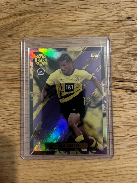 2024 TOPPS BVB Vernissage - Paris Brunner /09 Rookie - RC - Dortmund ...