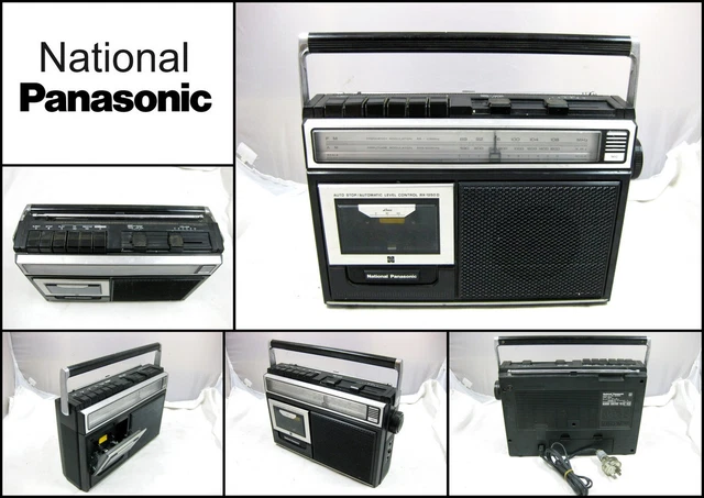 VINTAGE NATIONAL PANASONIC RX-1250DA Radio Cassette Recorder Boombox ...