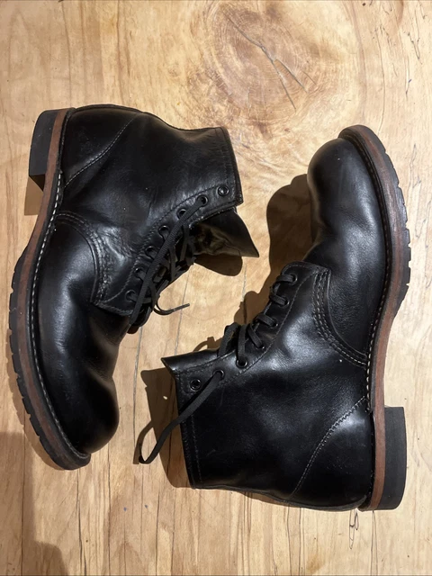 RED WING BECKMAN 9014 boots Men's 9 / 43 Black Leather £156.91 ...