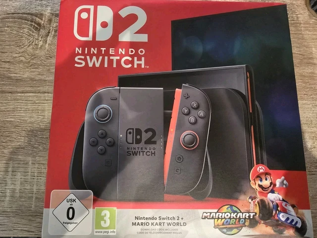 NINTENDO SWITCH 2 Console + Mario Kart World Bundle Brand New Never ...