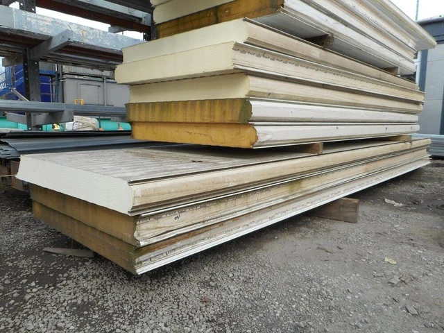 USED KINGSPAN INSULATED Fridge Panel -composite Panel- Bundle of 3no ...