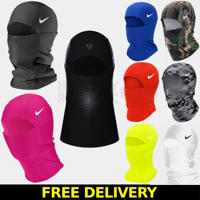 NIKE PRO THERMA-FIT Hyperwarm Hood Balaclava Face Ski Mask Unisex Multi ...