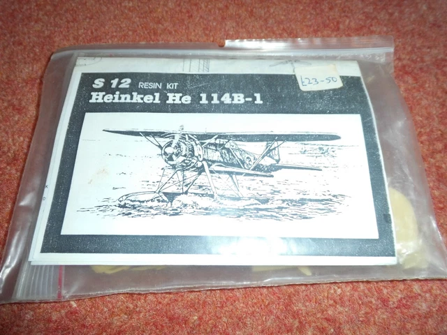 TOP GUN RESIN Poland 1/72 scale Heinkel He 114b-1 model kit. £17.27 ...