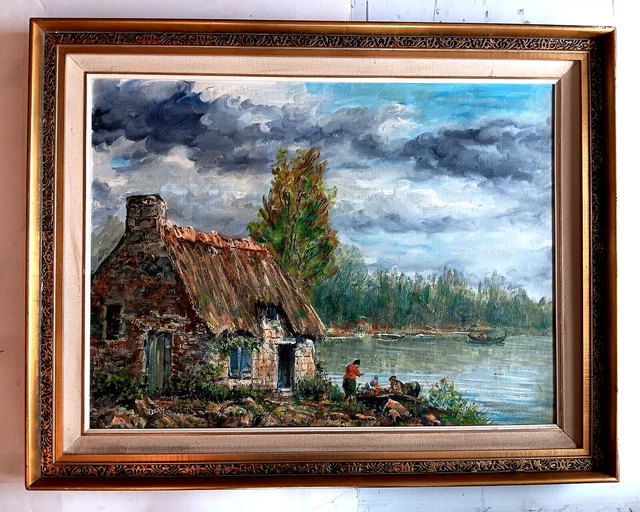 LISTED FRENCH ARTIST - Raymond Besse (1899-1969) - O/B - 31.5"x23.5 ...
