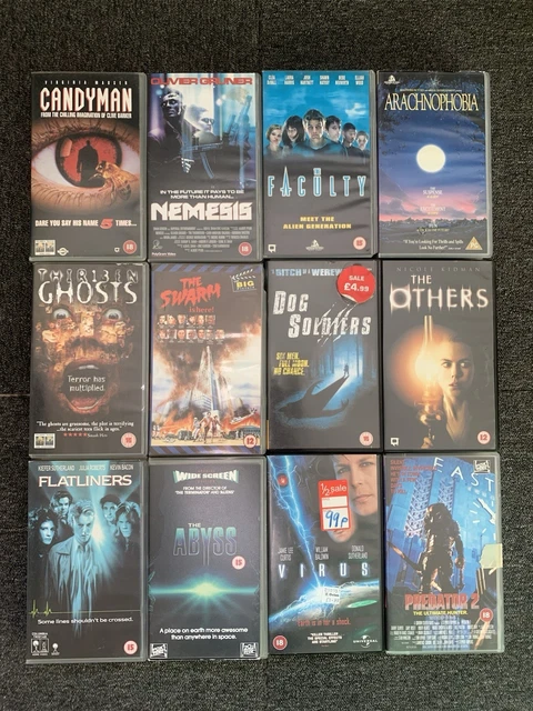HORROR VHS VIDEO tapes bundle x12 £49.99 - PicClick UK