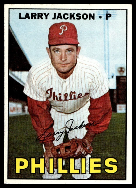 1967 TOPPS #229 Larry Jackson Philadelphia Phillies EX-EXMINT EUR 2,21 ...