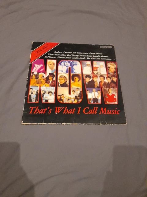 ORIGINAL NOW THAT'S What I Call Music 1 Double Album Vinyl Record ...
