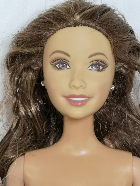 BARBIE 2005 BEACH Fun Summer J0698 Nude Auburn Hair Tan Tattoo Flat ...