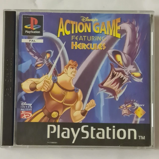 PS1 DISNEY'S ACTION Game Featuring Hercules Sony PlayStation 1 Psx Pal ...