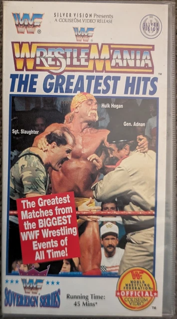 WWF SOVEREIGN SERIES Wrestlemania The Greatest Hits VHS - Retro ...