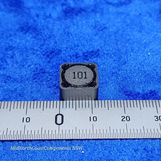 100UH CDRH127 FIXED SMD Shielded Power Inductor 101 Size 12 x 12 x 7mm ...