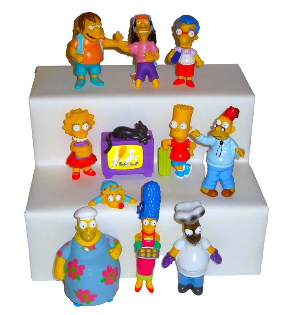 THE SIMPSONS 2001 Full Set 11 Burger King Toys £15.99 - PicClick UK