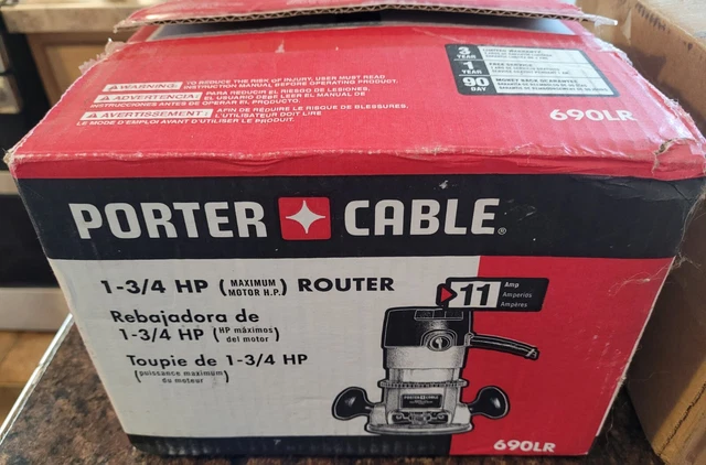 PORTER CABLE MODEL 690LR 1 & 3/4 HP Router NOS NEW IN BOX THE FINEST ...
