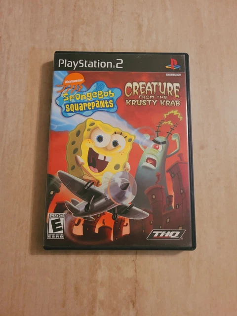 SPONGEBOB CREATURE FROM the Krusty Krab PlayStation 2 PS2 Complete $13. ...