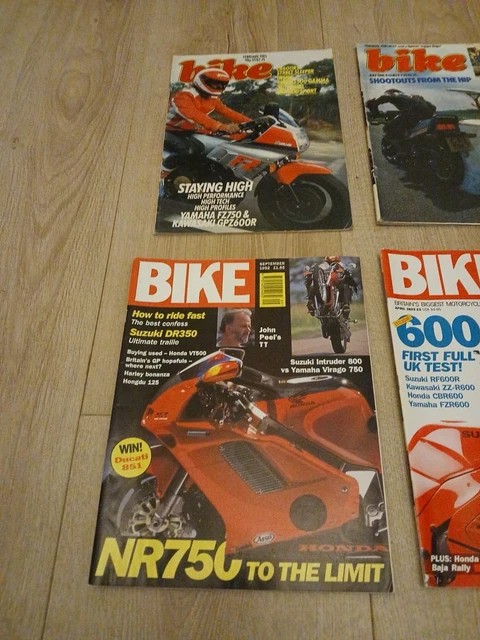 8 X BIKE Motorcycle Magazines Bundle From 1985 to 1993 £12.93 - PicClick UK