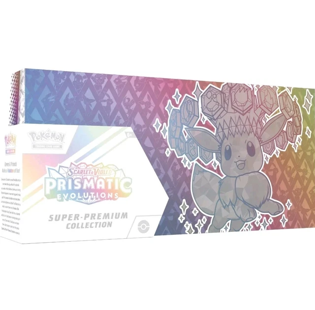 POKEMON TCG SCARLET & Violet Prismatic Evolutions Box Super Premium Collection £187.92 - PicClick UK