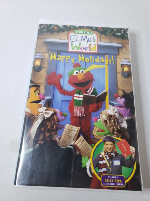 SESAME STREET ELMO'S WORLD Happy Holidays VHS Kid's Movie 2002 CTW ...