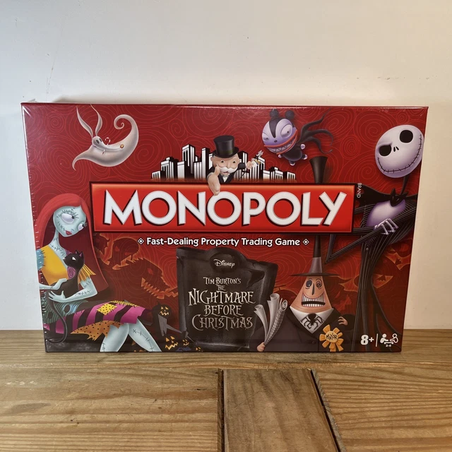 MONOPOLY TIM BURTONS The Nightmare Before Christmas Edition + 6 gettoni ...