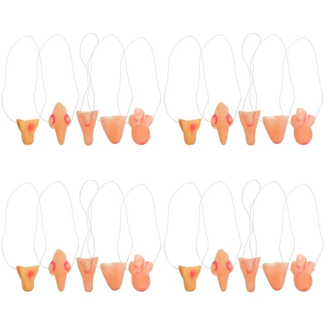 4 COUNT COSTUME Props Craft Nose Fake for Crafts Halloween Accessories ...