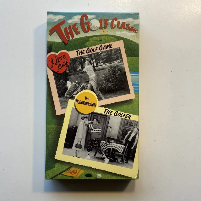 THE GOLF CLASSIC VHS I Love Lucy The Golf Game Honeymooners The Golfer ...